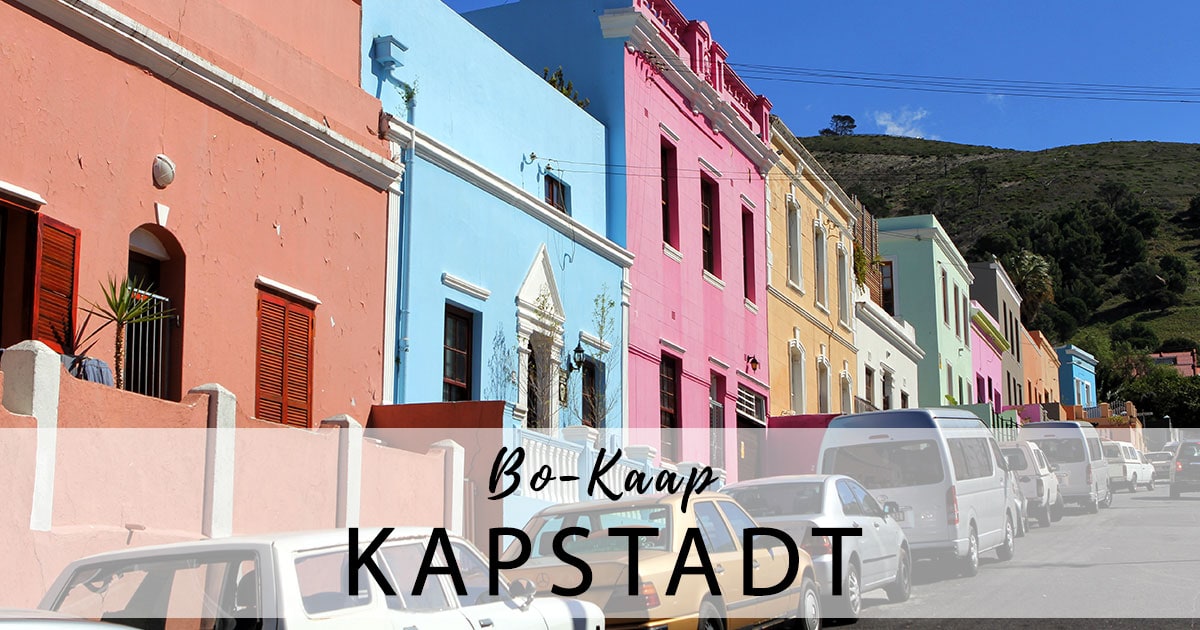 Cape Town - The colourful district of Bo-Kaap (South Africa)