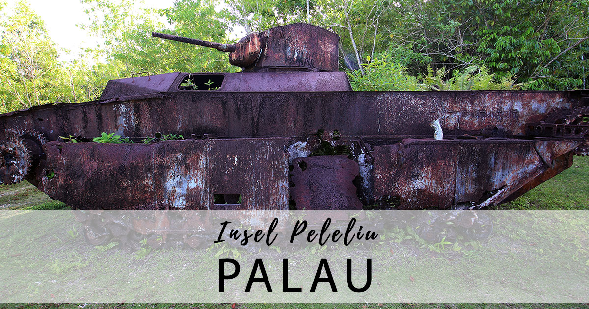 Peleliu - Historical tour of the old battlefields in World War II (Palau)