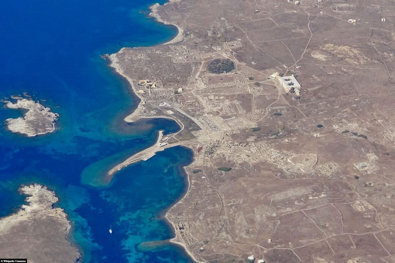 Insel Delos - Die Ruinen der antiken Stadt Delos (Griechenland)