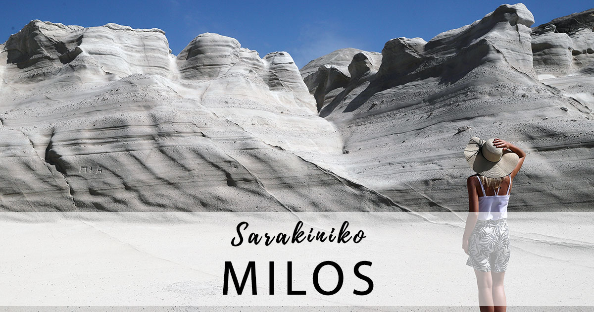 Milos Island - The Moon Beach Sarakiniko (Greece)