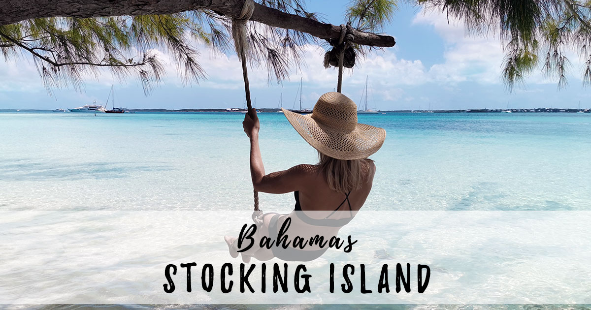 Exumas - Beaches & Sting Rays feeding on Stocking Island (Bahamas)