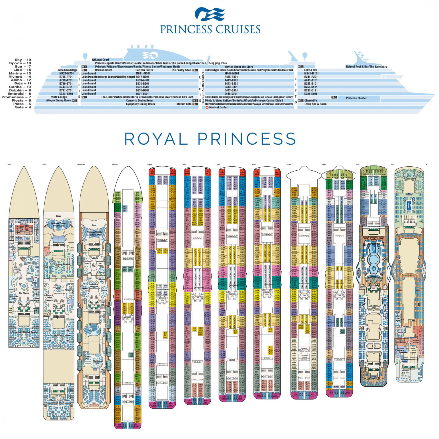 Royal Princess - Our ship for the Alaska Cruise (USA)