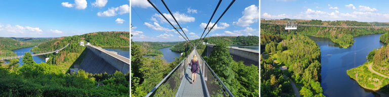 Harz - Suspension rope bridge Titan-RT & the Hermannshöhle (Germany)