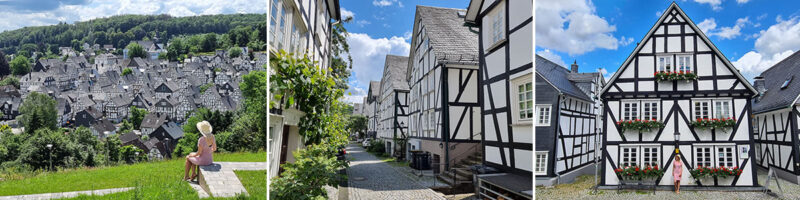 Freudenberg - Historic town centre with half-timbered houses