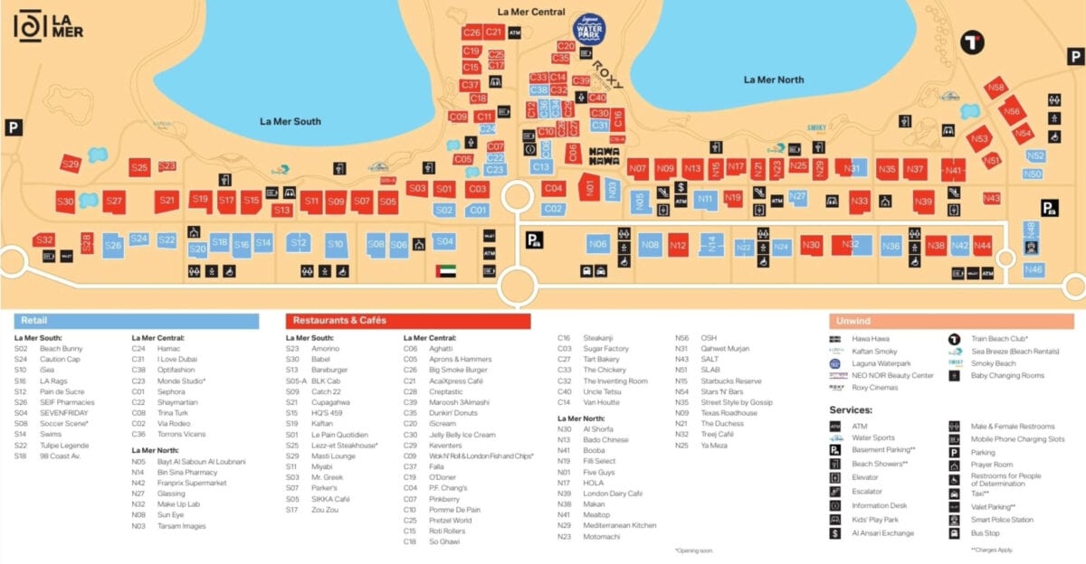 La Mer (Dubai) - Beach, Shopping & Boardwalk in Jumeirah