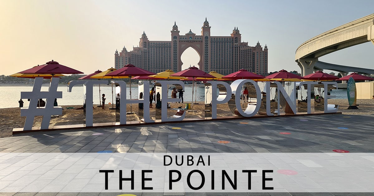 The Pointe - Die Dubai Wasserspiele "The Palm Fountain"