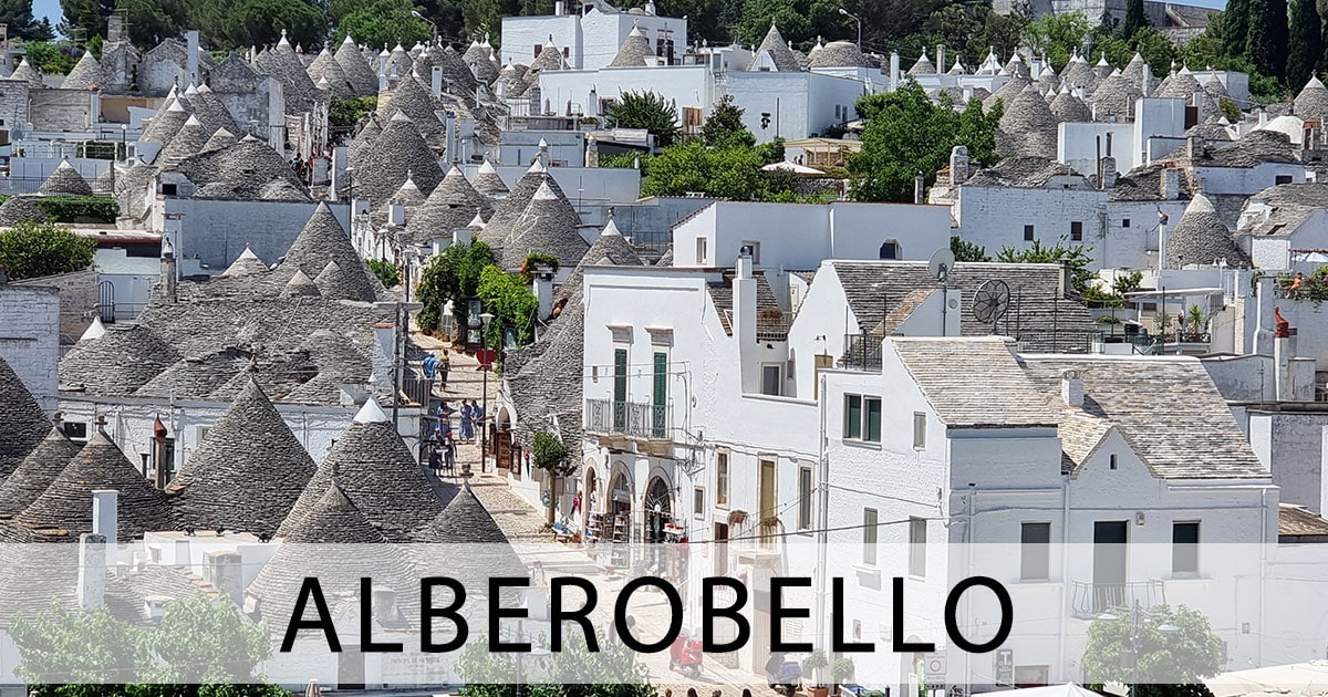 Alberobello - Day trip from Bari to Trulli houses (Italy)