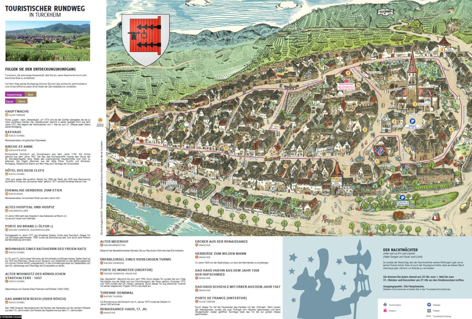 Turckheim im Elsass – Tagesausflug von Colmar (Frankreich)