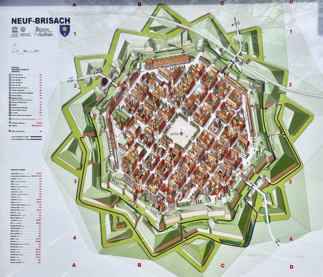 Neuf-Brisach (Alsace, France) - Town and Fortress (UNESCO)