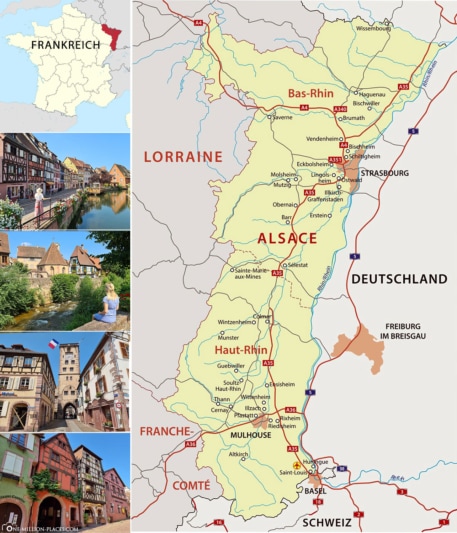 Elsass - Städte, Sehenswürdigkeiten & Fotospots (Frankreich)