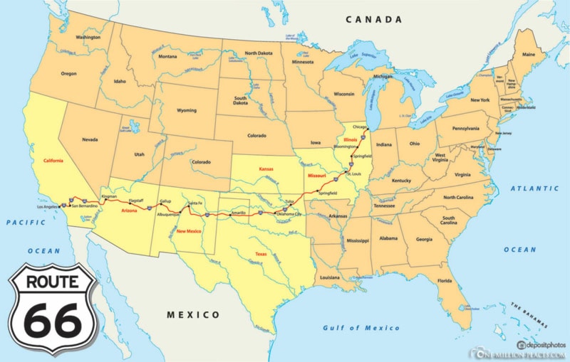 Route 66 - Williams, Seligman, Kingman, Oatman (USA)