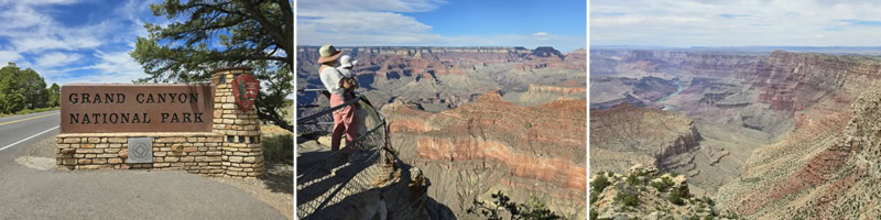 Grand Canyon National Park - Viewpoints at the South Rim